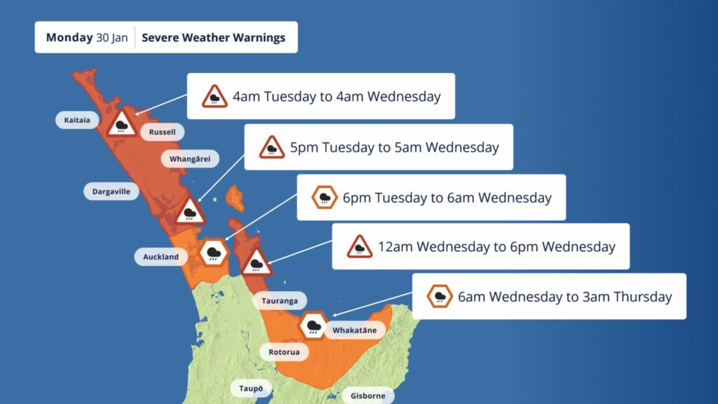 Heavy rain ‘Red’ warning reflects landslip risk for Coromandel – The ...