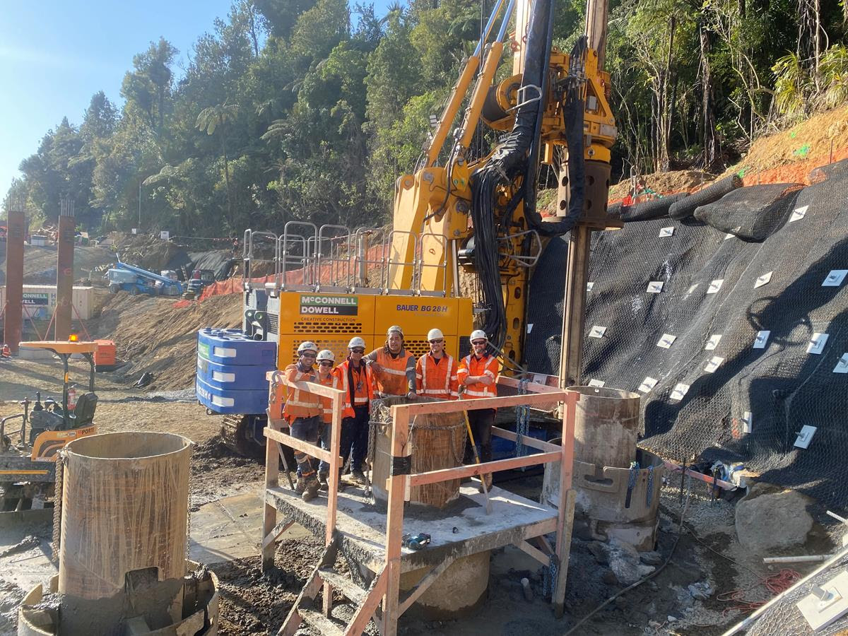 Piling complete on Kopu-Hikuai Rd bridge project – The Valley Profile
