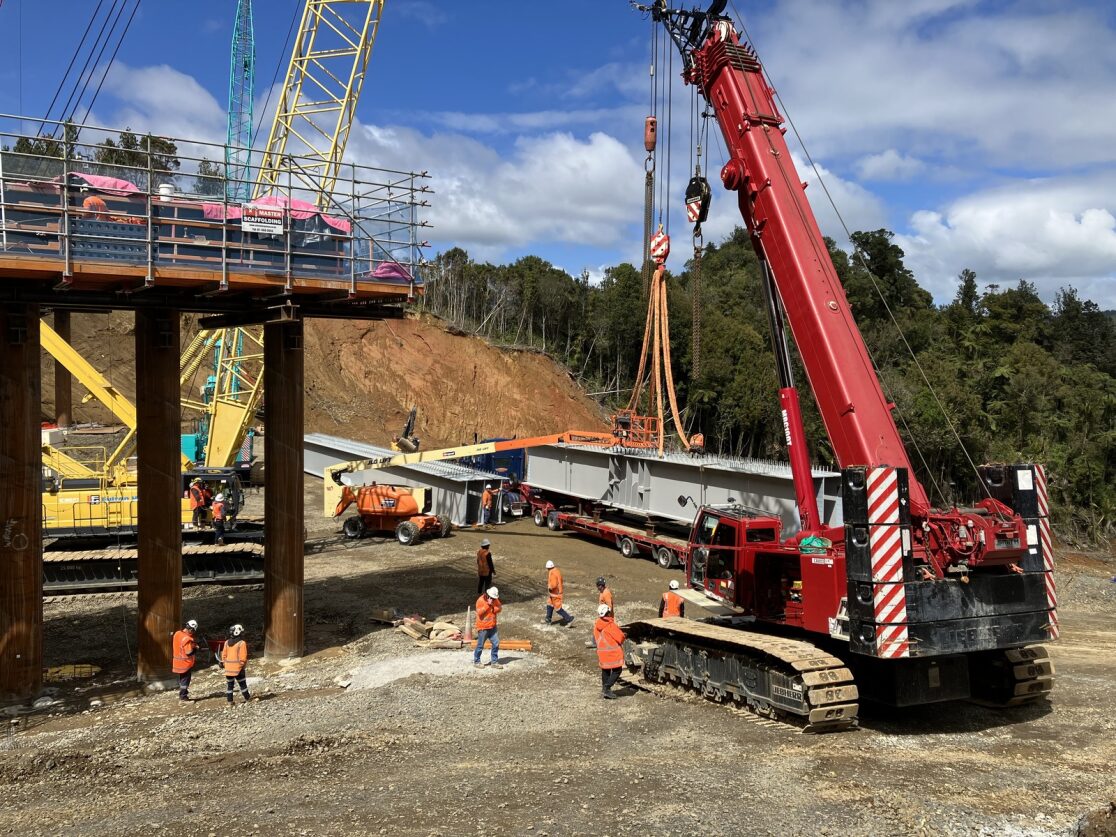 A tale of two bridges – steel plates for SH25A bridge beams taken from ...