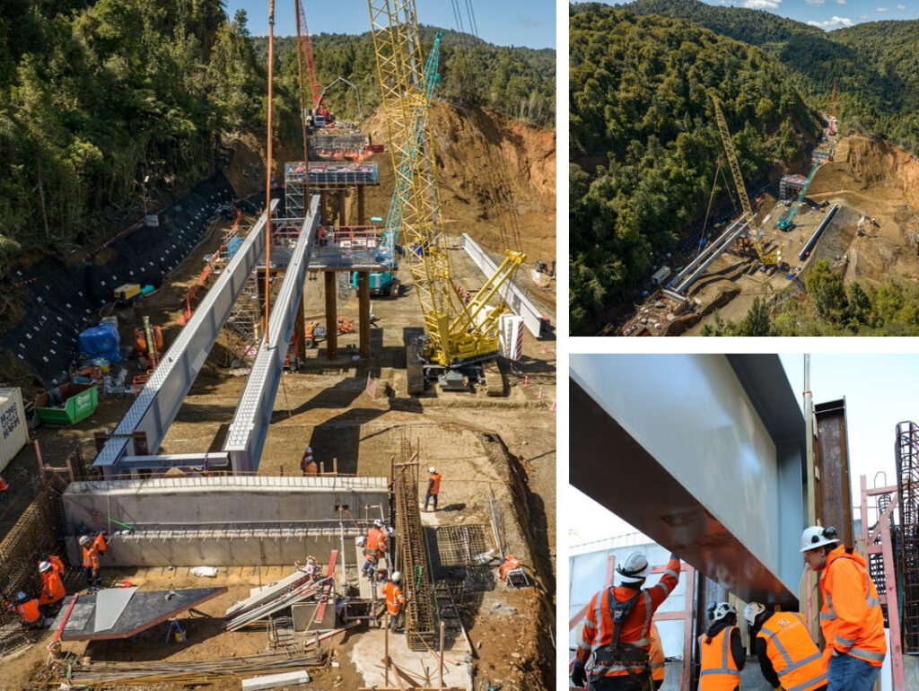 SH25A Taparahi bridge deck construction begins – The Valley Profile